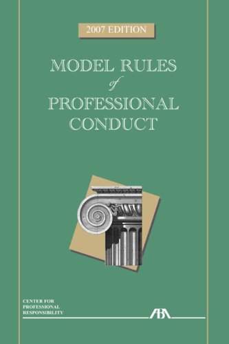 Amazon.com: Model Rules of Professional Conduct: 9781590318737: Center ...