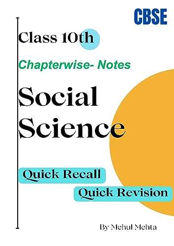 CBSE Class 10 Social Science Short Notes for Quick Revision eBook ...