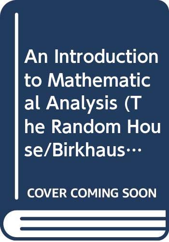 Buy An Introduction to Mathematical Analysis (The Random House ...