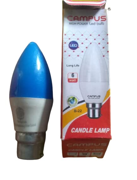 Buy NEW SUPER INDIA. Candle Shape LED Bulb (6 W) (1) Online at Low ...
