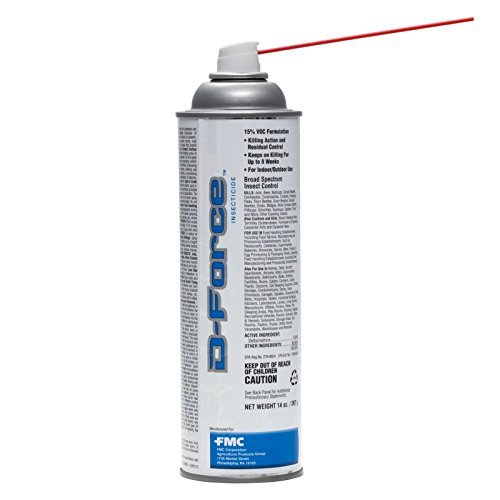 Buy D-Force Bed Bug Insecticide Spray .06% Deltamethrin Residual Bed ...