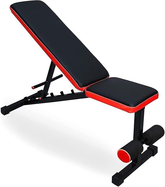 Bodyfit Fitness Bench for Home Gym set | Multi-Adjustable Positions ...