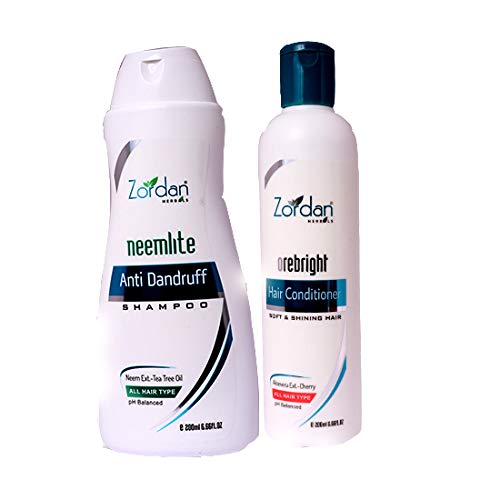 Zordan Neemlite Anti Dandruff Shampoo & Zordan Hair Conditioner Combo ...