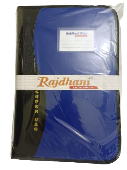 Rajdhani Files Document and Certificates Holder Cum Chain File Bag 20 ...