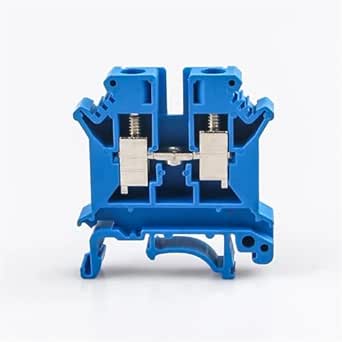 50 PCS Din Rail Terminal Block UK-6N Universal Class Connector Screw ...