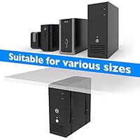 BONTEC Under Desk PC CPU Holder Straps Computer Tower Case Mount ...