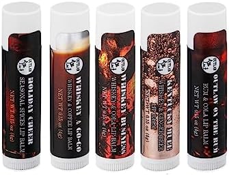 Amazon.com : Delicious Lip Balm that Tastes Like Whiskey, Rum, Coffee ...