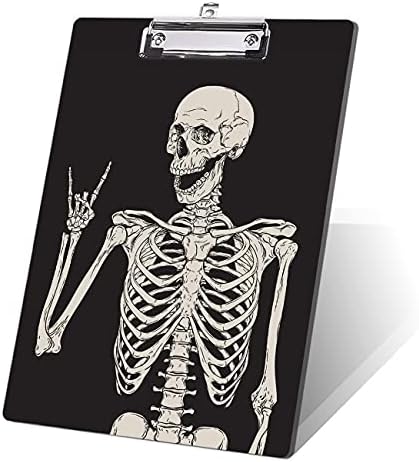 Amazon.com : FVBAO Skull Decorative Clipboard,Cool Clipboard for Nurses ...