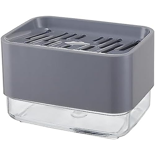 Kitchen Sink Caddy Dish Soap Dispenser With Sponge Holder – 4-in-1 ...