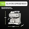Amazon.com: Tru All-in-One Espresso Maker with Grinder and Steam Wand ...