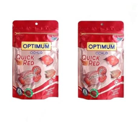 Optimum Cichlid Fish Food Quick RED (100 gm) Pack of 2 : Amazon.in: Pet ...