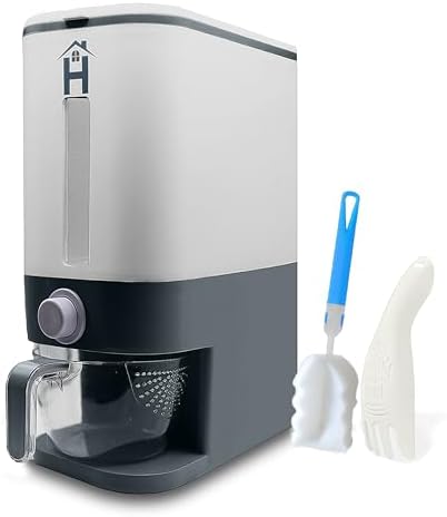 Amazon.com: Homglee Rice Dispenser 25 Lbs – Moisture Proof Rice ...