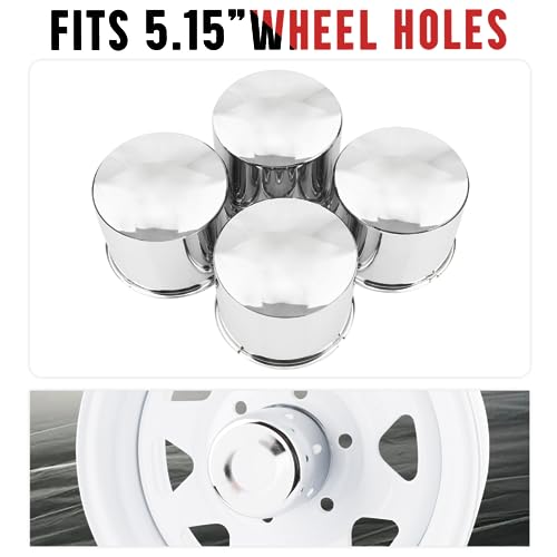 Snapklik.com : RTrhinoTuning 4PCS 5.15 130mm Push Through Center Caps ...
