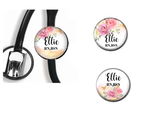 Amazon.com: Personalized Stethoscope Tag, Nurse Interchangeable ...