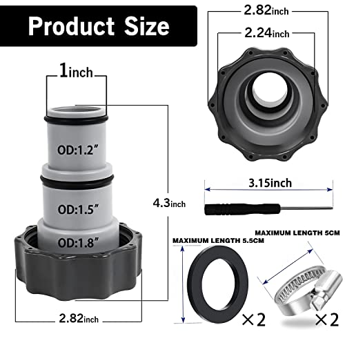 Pool Adapter A, Pool Hose Adapter, Adapter A for Pool, Hose Adapter for ...