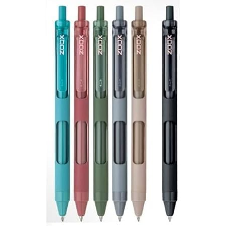 flair ZOOX F7 ROLLER GEL PEN Pack of 6 (black-1 Blue-5) : Amazon.in ...