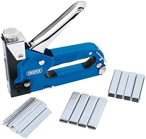 Draper 56027 Lightduty Staple Gun or Tacker,Blue : Amazon.co.uk: DIY ...