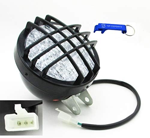 Amazon.com: TC-Motor 12V LED Head Light Headlight For 50cc 70cc 90cc ...