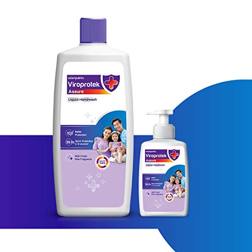 Asian Paints Viroprotek Assure Liquid Handwash Skin Care Combo Pack of ...