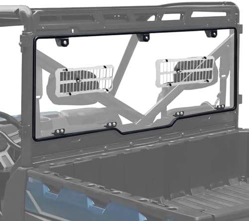 Amazon.com: StarknightMT Vented Ranger Rear Windshield, Ranger 1000 ...