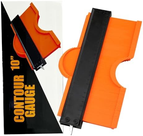 TIASOU Contour Gauge (10 Inch) Profile Tool, Adjustable with Lock ...