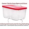 Amazon.com: Quicker Defrost- Reusable Freezer Containers with Lids Set ...
