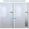 Amazon.com: Sanbege 2 Pcs Door Scratch Protection Plate 4" x 16 ...