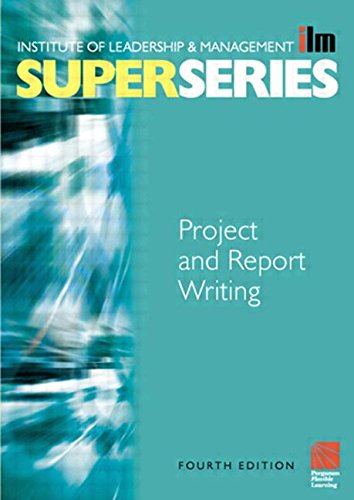 Project and Report Writing (ILM Super Series): Amazon.co.uk: Institute ...