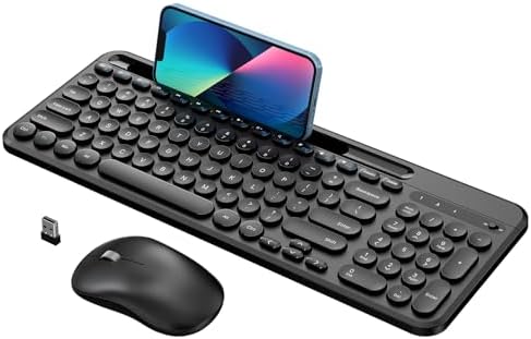 Amazon.com: cimetech Wireless Keyboard and Mouse Combo, 2.4G Quiet Computer Keyboard with Tablet ...