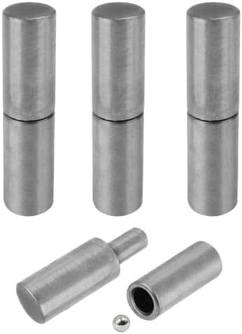4 PCS Weldable Barrel Hinges 4⅛ x 1" Heavy Duty Steel Weld On Bullet ...