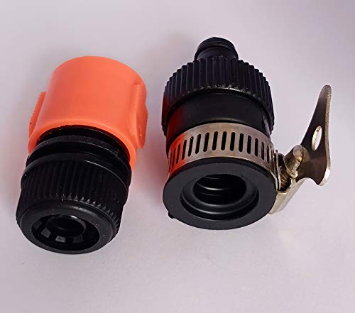 Plastic Universal Tap Adapter and Garden Water Hose Quick Connector Set ...