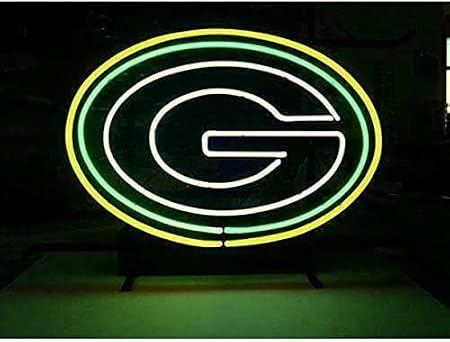 Amazon.com: Prouten Neon Signs 20"x16" Packers Neon Sign Light Man Cave ...