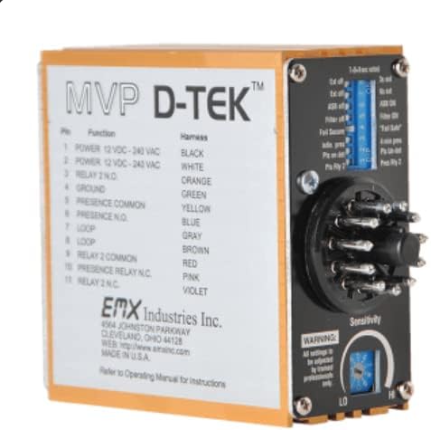 EMX D-TEK MVP Multi Voltage Power Universal Loop Detector by EMX - Amazon.com