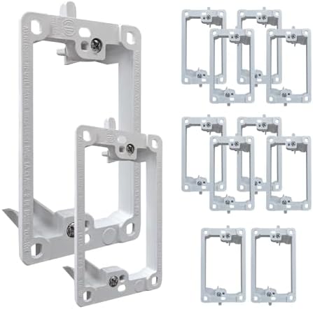 BestMounts - 5 Pack Low Voltage Mounting Brackets 1 Gang for Drywall ...
