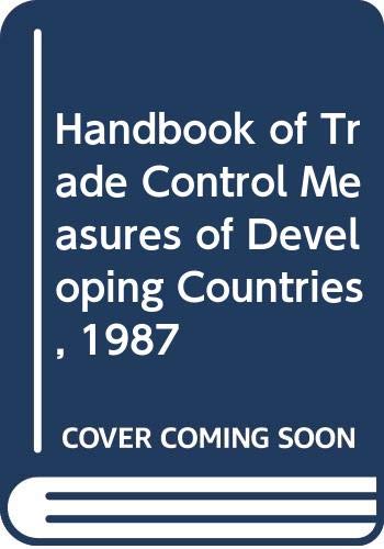 Amazon.com: Handbook of Trade Control Measures of Developing Countries ...