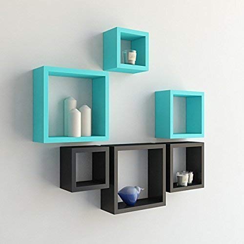 Unique HANDICRAFTS Wooden Square Shape Wall Shelves Wall Rack Wall ...