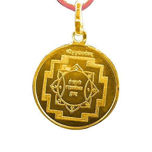 Buy shri hanuman yantra locket for men (large, gold) at Amazon.in
