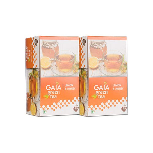 Gaia Green Tea Honey & Lime 25 tea bags : Amazon.in: Grocery & Gourmet ...