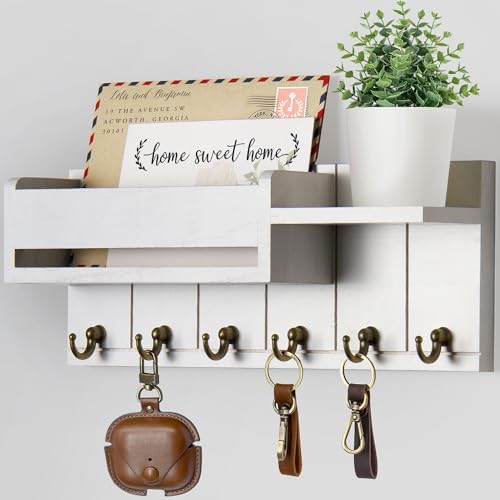 Amazon.com: RelaxScene Key Holder Wall Mount - Decorative Key Rack and ...