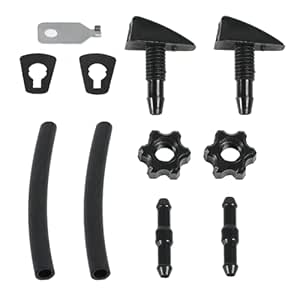 YOKKIP Universal Windshield Washer Nozzles Kit, Spray Jet Kit Replaces ...