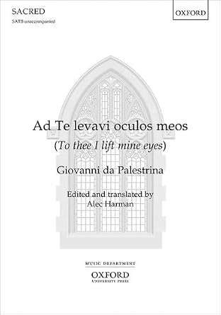 Ad Te levavi oculos meos: Palestrina, Giovanni da: 9780193533950 ...