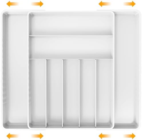 Amazon.com - Expandable Cutlery Drawer Organizer, Flatware Drawer Tray ...