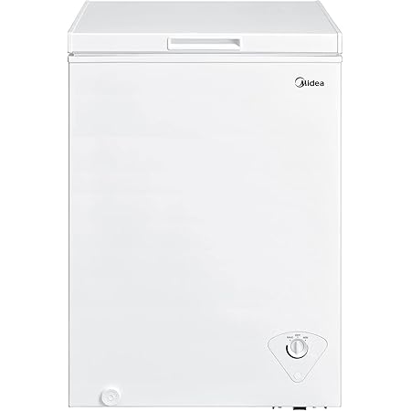 Amazon.com: Midea MRC04M3AWW, White 3.5 cu. ft. Mini Freezer, Cubic ...