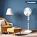 Buy Crompton Wave Plus 400-mm (16 inch) 60W Oscillating Pedestal Fan ...