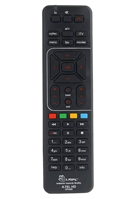 Buy ON/Off TECHOLOGIES DTH Remote with Recording Feature, Works for ...