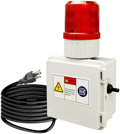 Sump Alarm with Control Panel & 110DB Water Level Alert - 6.57FT Cable ...