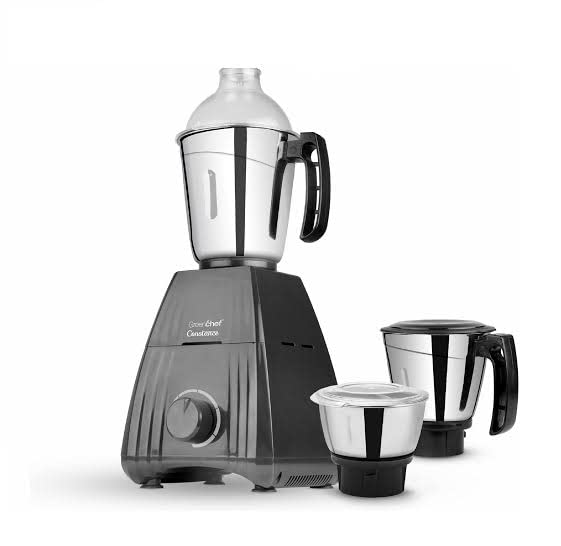 Buy Greenchef Constance Mixer 750W Mixer Grinder (3 Jars) Online at Low ...