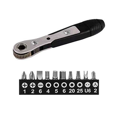 Snapklik.com : 36-Tooth 1/4 Inch Mini Ratchet Wrench Screwdriver Bit ...