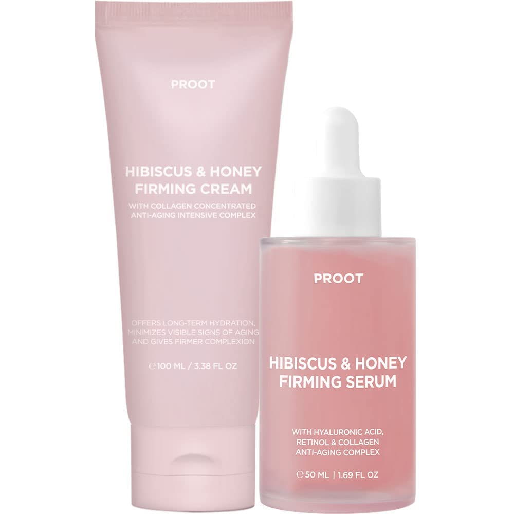 Amazon.com: PROOT Hibiscus and Honey Firming Cream + Hibiscus and Honey ...