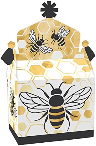 Amazon.com: Big Dot of Happiness Little Bumblebee - Treat Box Party ...